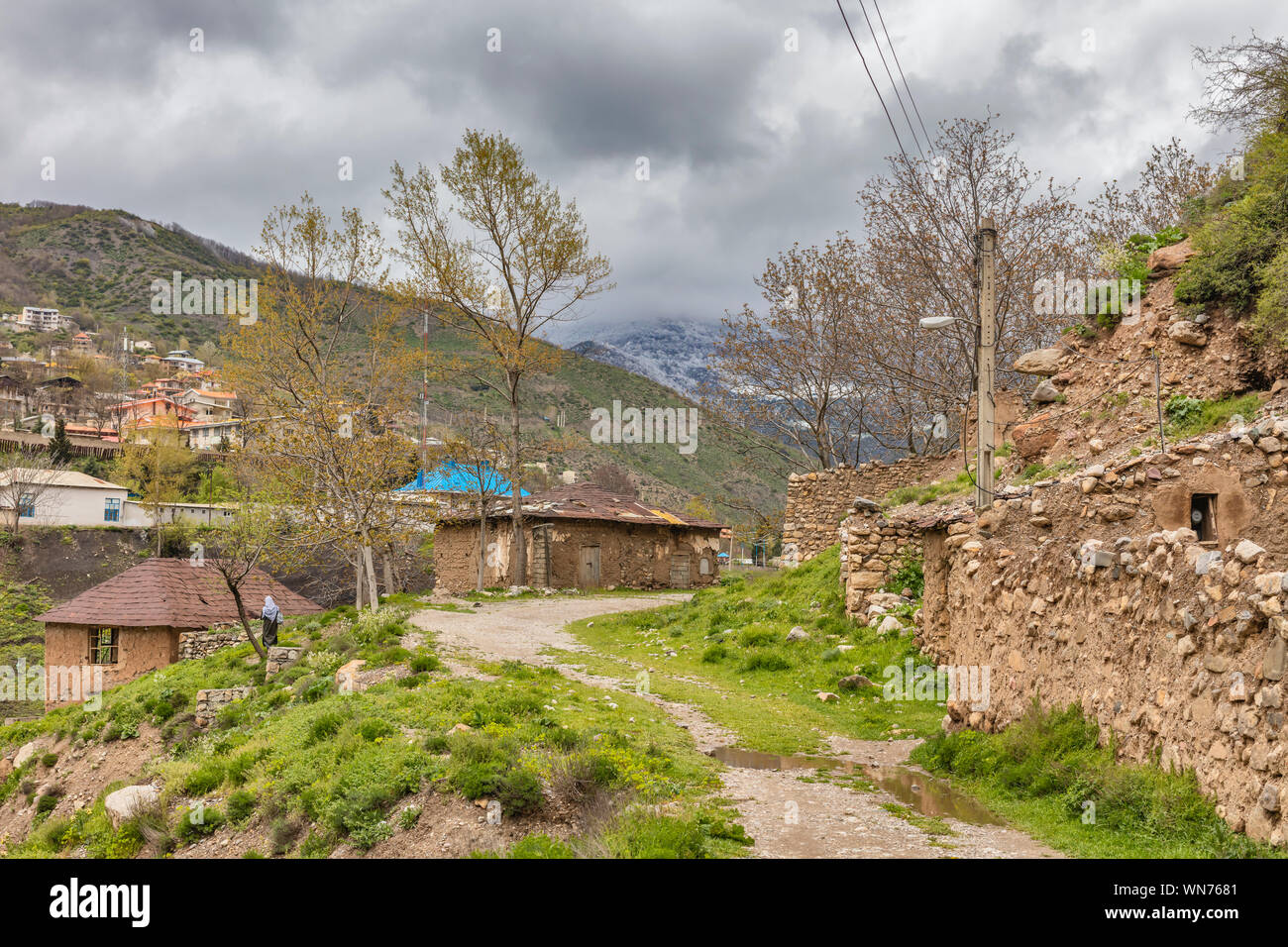 Iran village mountain hi-res stock photography and images - Alamy