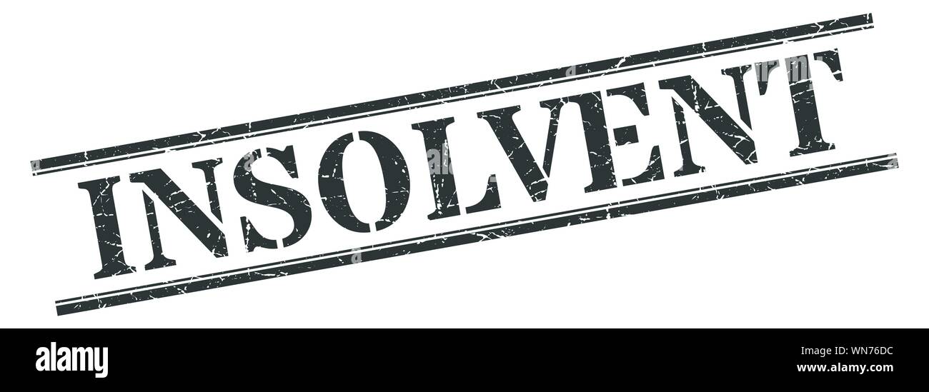 Insolvent stamp Stock Vector Images - Alamy