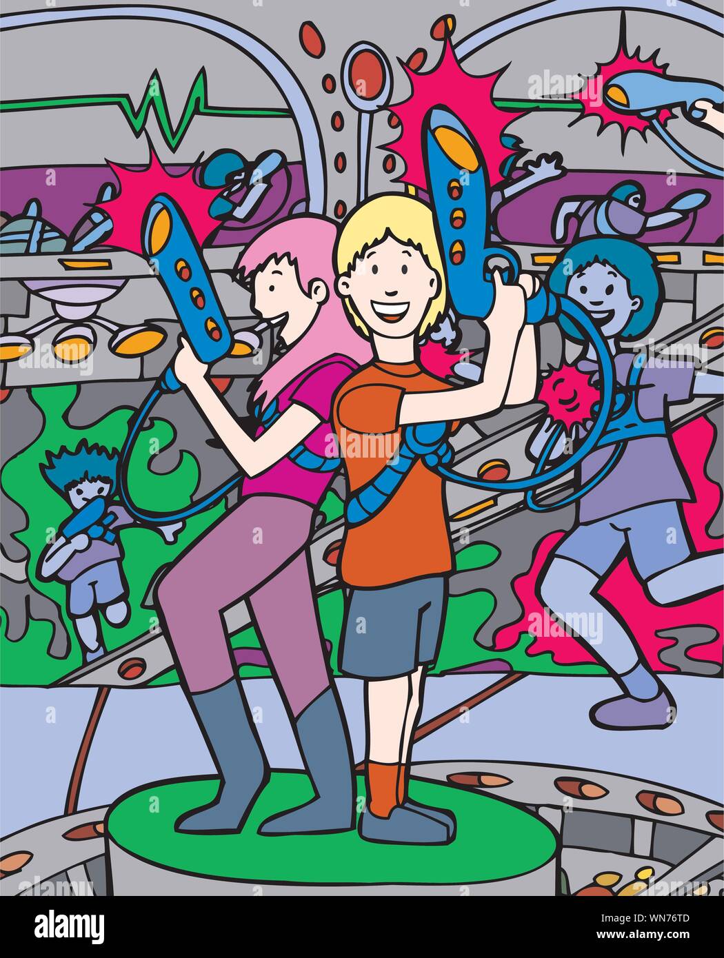 Lazer tag game hi-res stock photography and images - Alamy