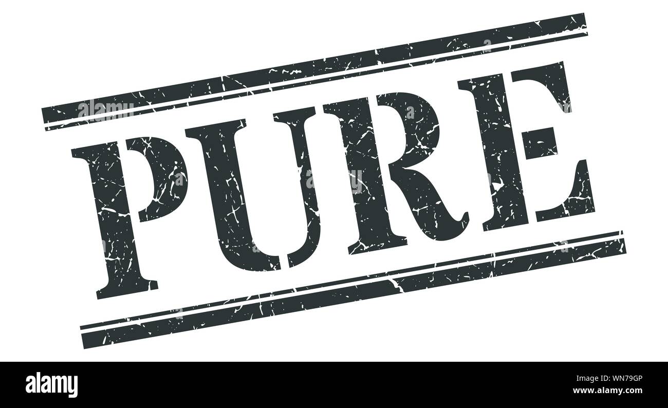 Pure stamp sign seal Black and White Stock Photos & Images - Alamy