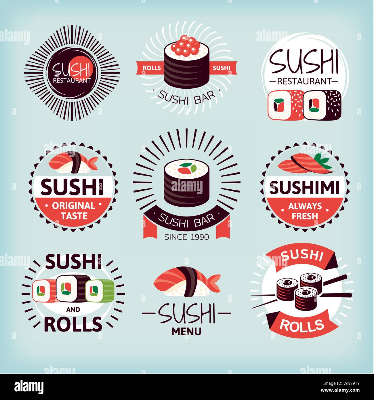 Best oriental restaurant Stock Vector Images - Alamy