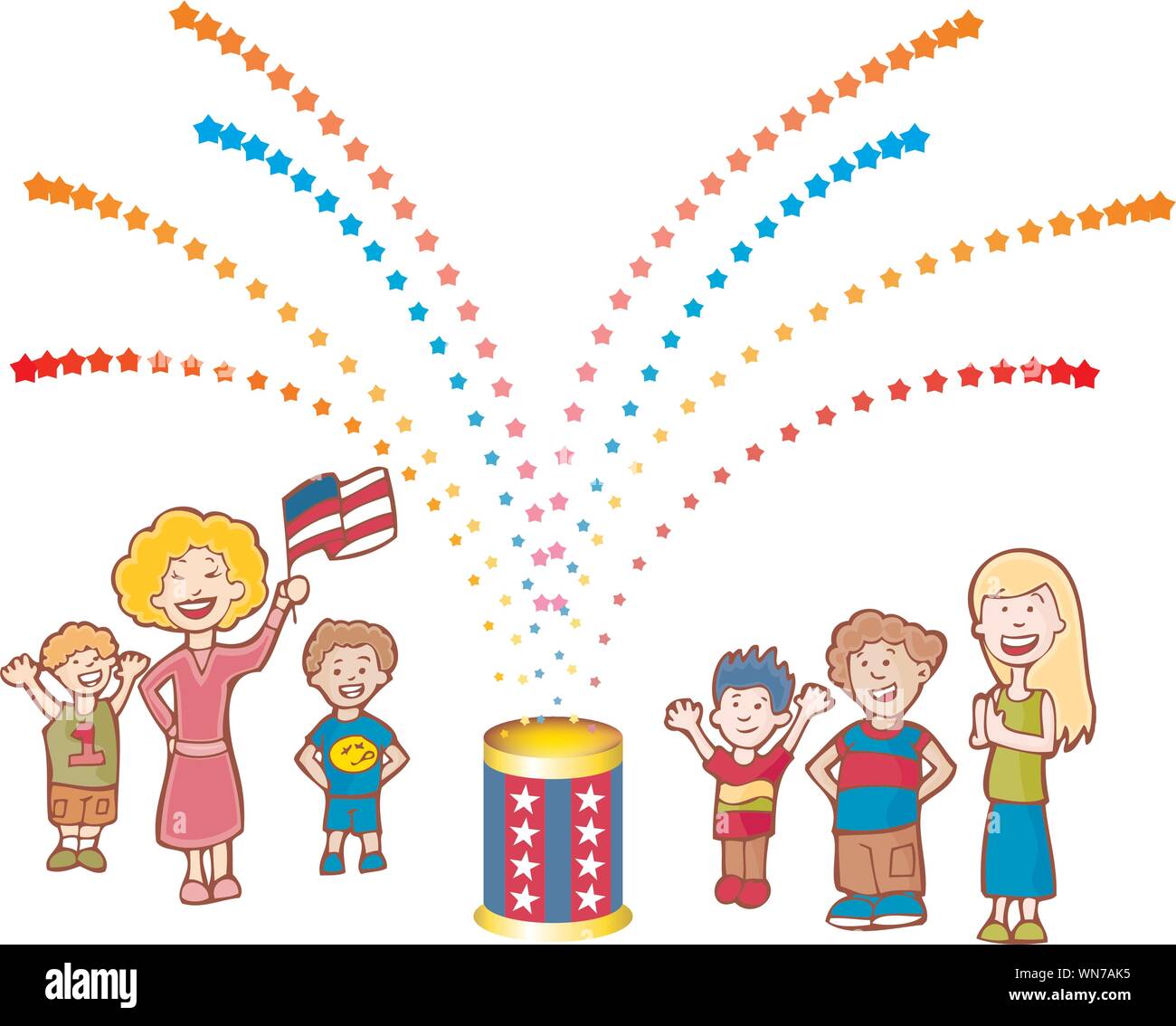 Independence Day Celebration Stock Vector Image & Art - Alamy