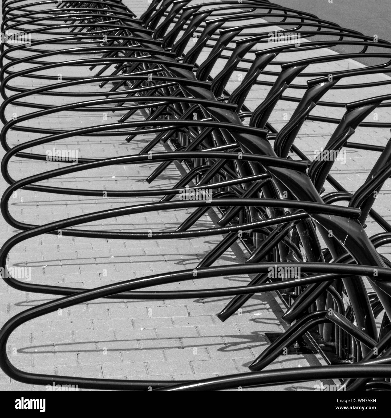 Empty Bicycle Rack High Resolution Stock Photography and Images - Alamy