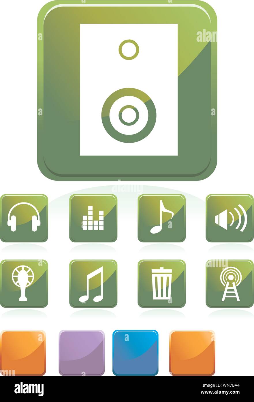 Loud speaker tower Stock Vector Images - Alamy