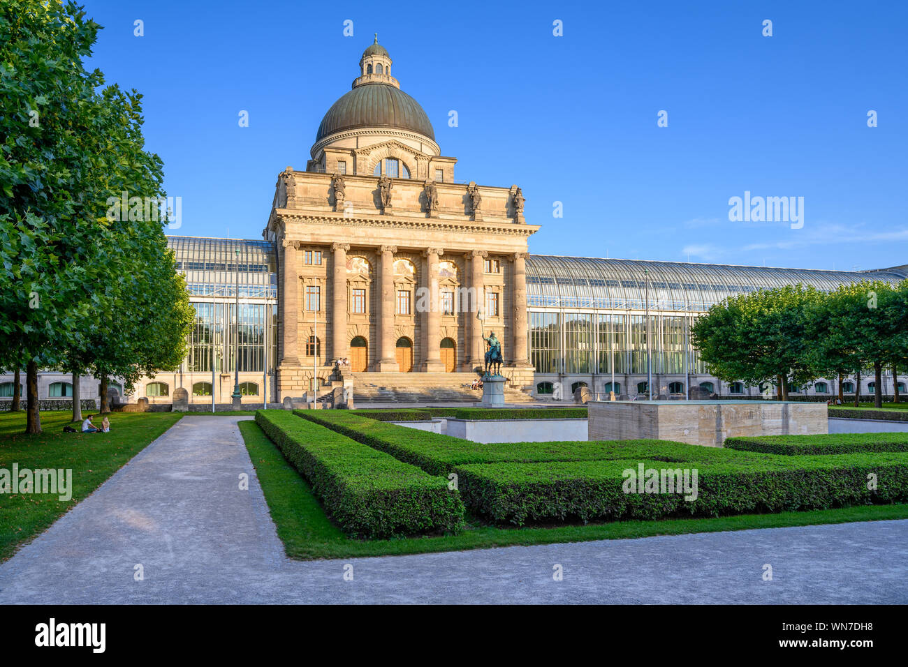 The building of Bavarian State Chancellery is the official residence of ...