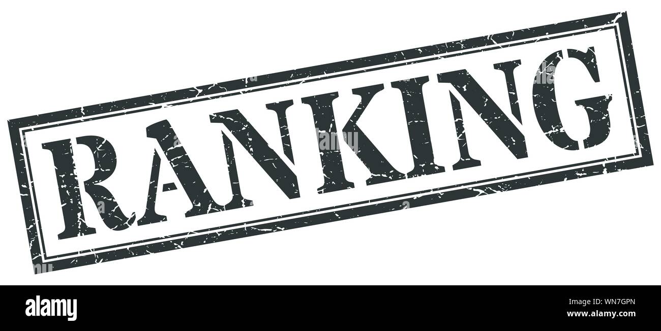 Ranking square stamp grunge Stock Vector Images - Alamy