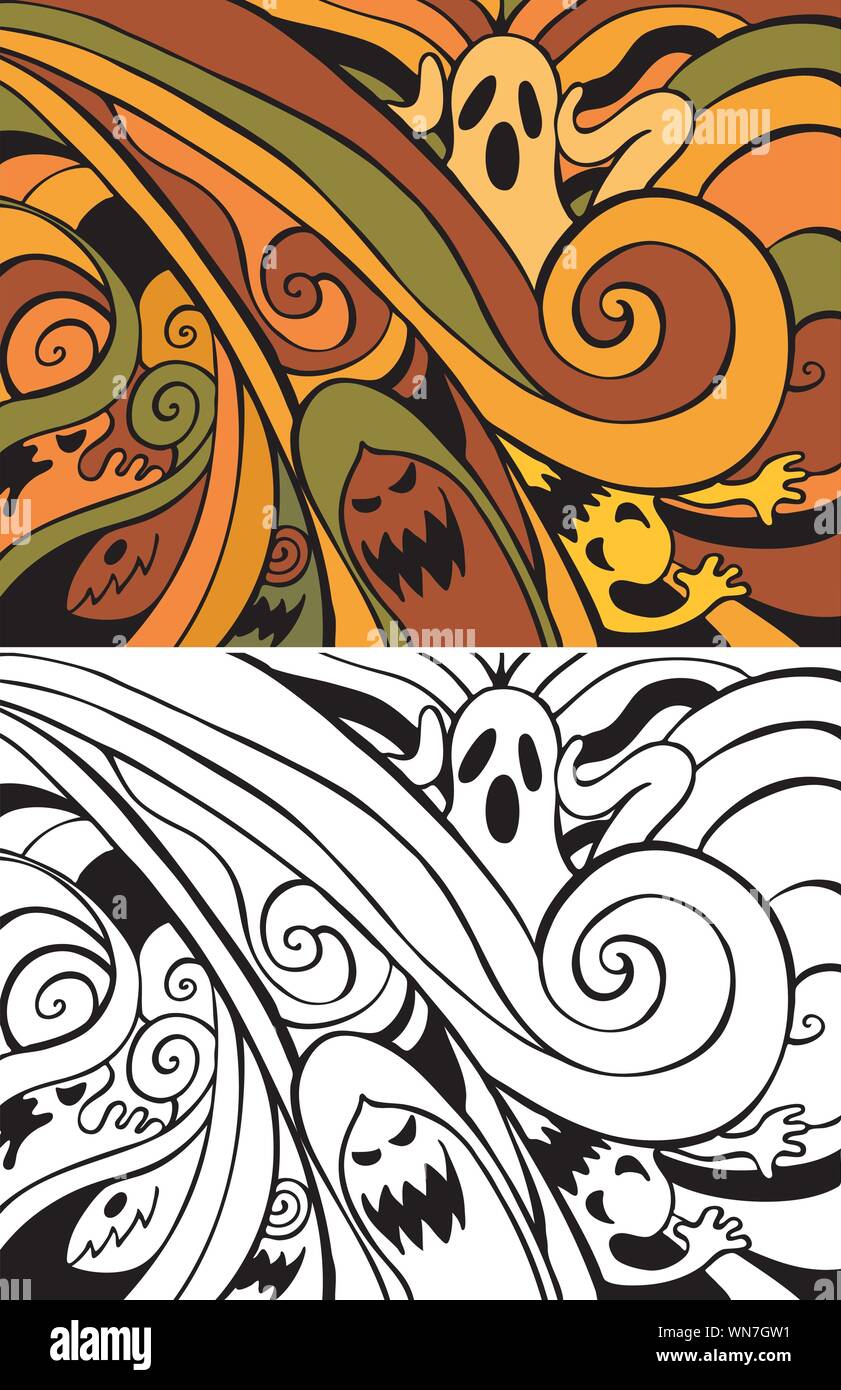 Ghost ghosts ghoul ghouls Stock Vector Images - Alamy