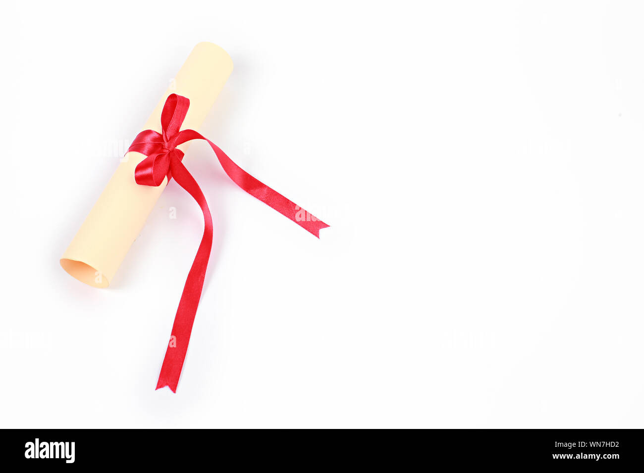 Rolled with ribbon hi-res stock photography and images - Alamy