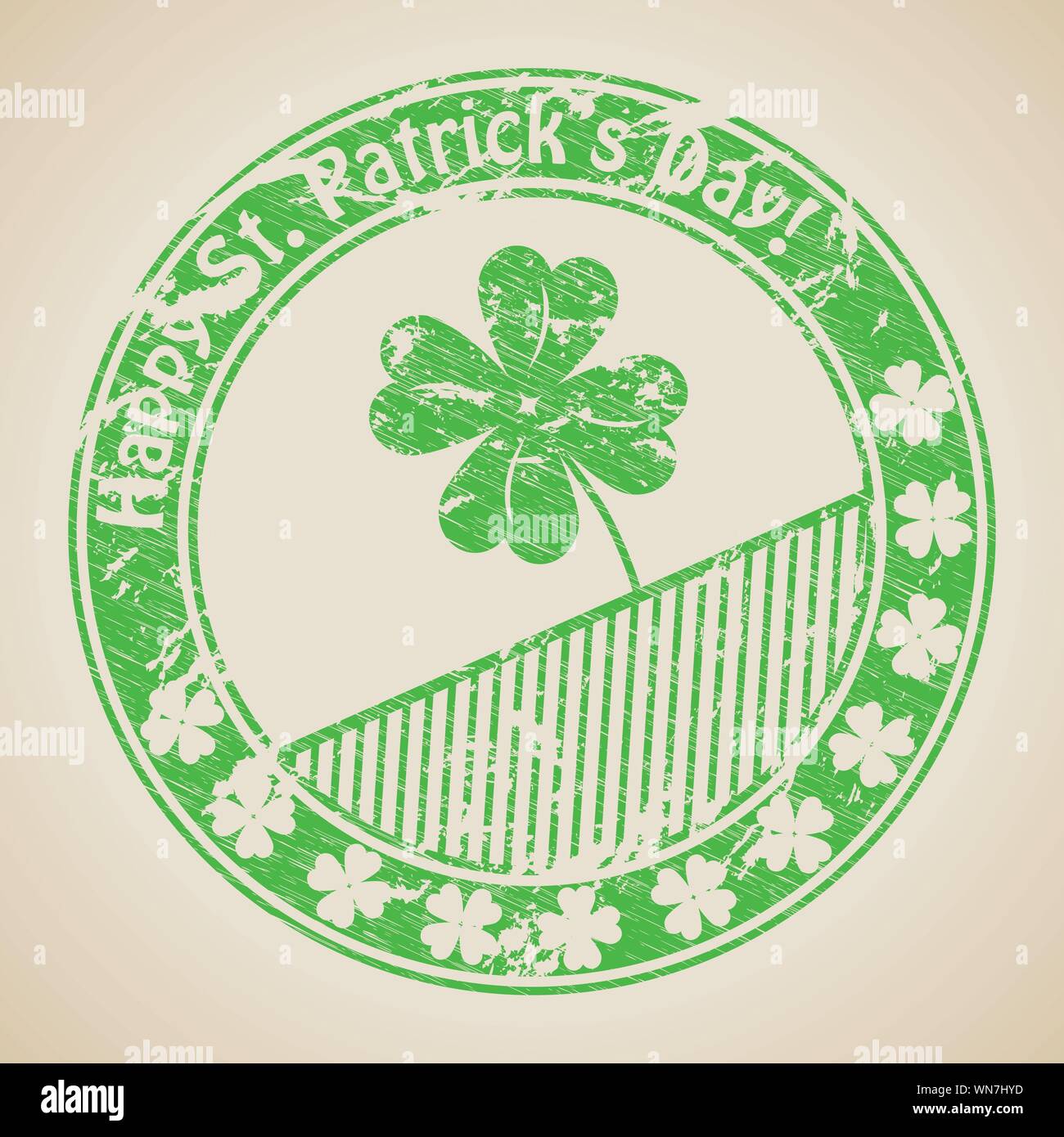 St Patrick's day stamp design Stock Vector Image & Art - Alamy