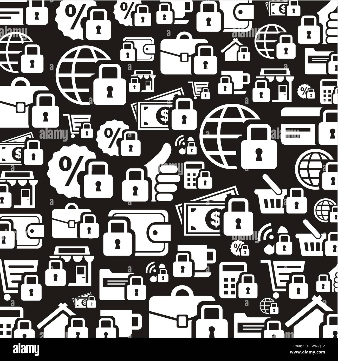 Lock a background3 Stock Vector Image & Art - Alamy