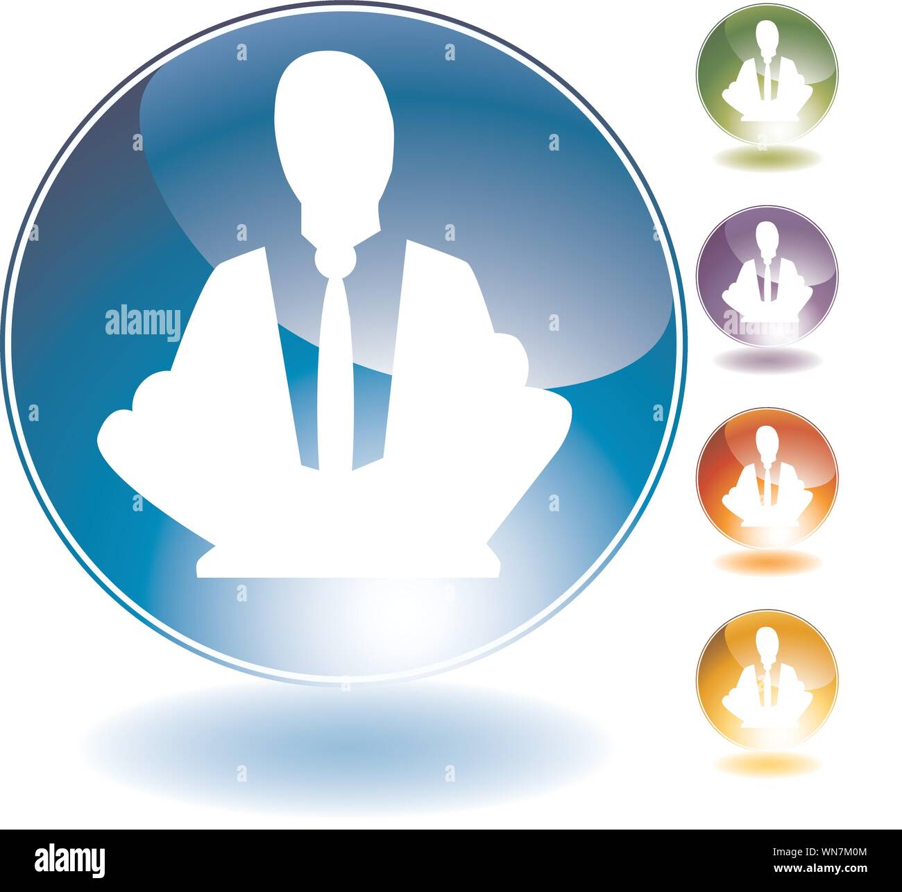 Meditation Concept Crystal Icon Stock Vector Image & Art - Alamy