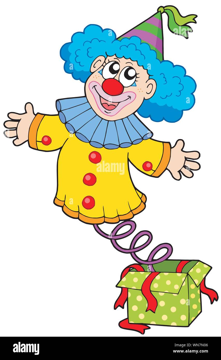 Jester box hat mask Stock Vector Images - Alamy