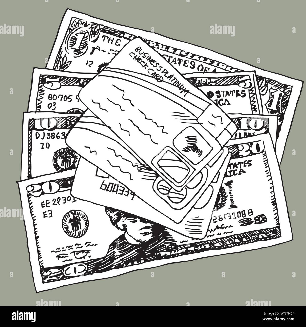 Money presidents Stock Vector Images - Alamy