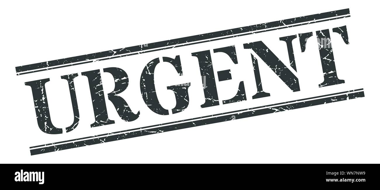 Urgent notice vector vectors Black and White Stock Photos & Images - Alamy