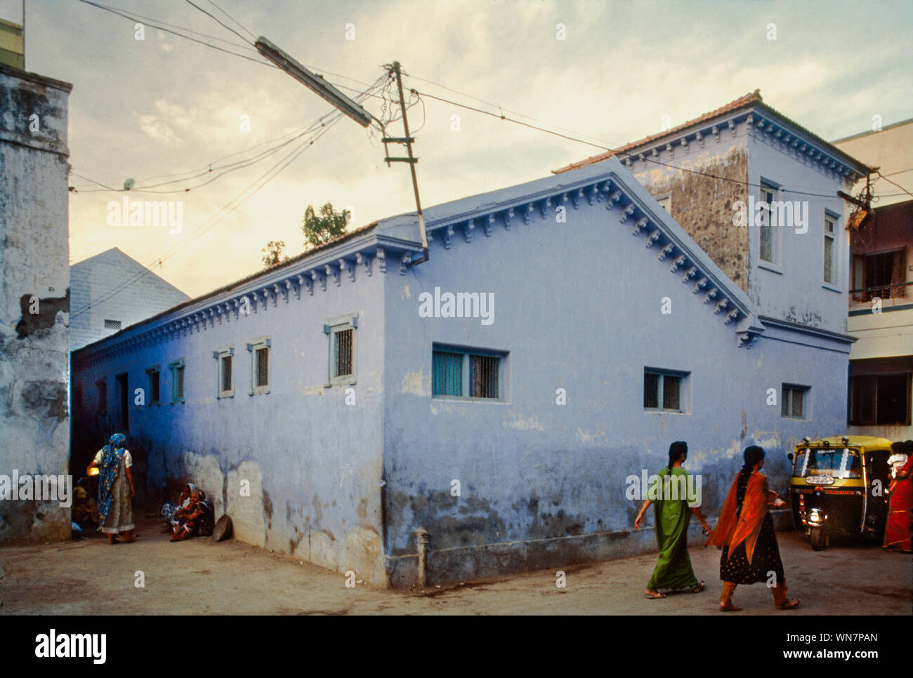 23 Jul 2013 old housing complex Mandvi Kutch Gujarat india Stock Photo ...