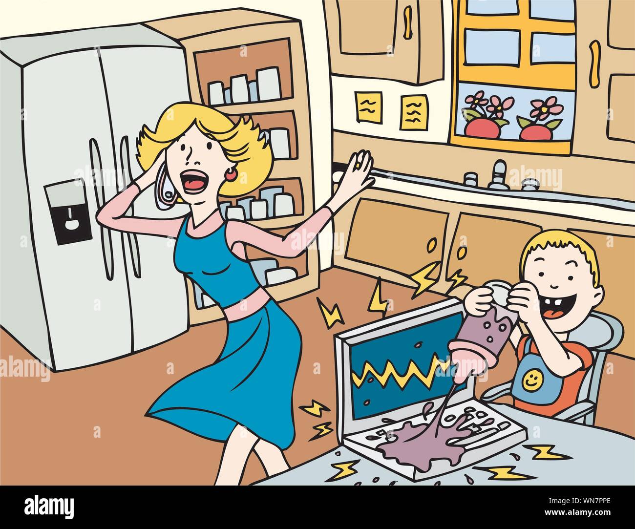 Bad Day At Work Cartoon