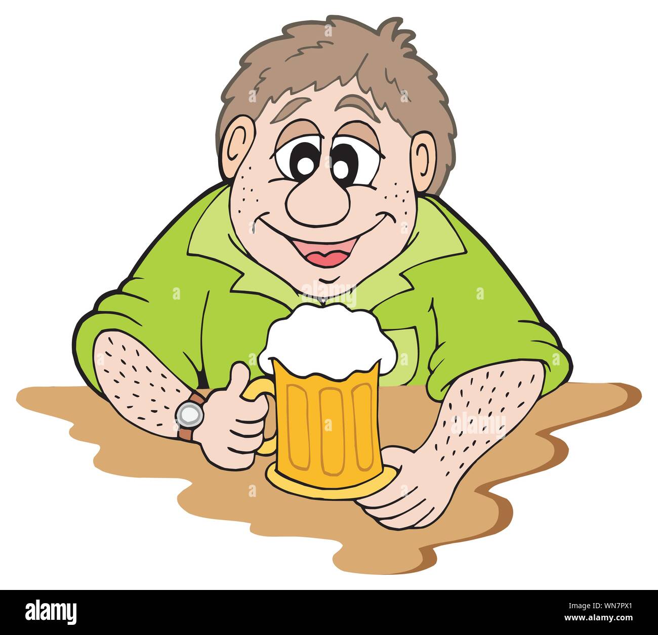 Beer tap cartoon hi-res stock photography and images - Alamy