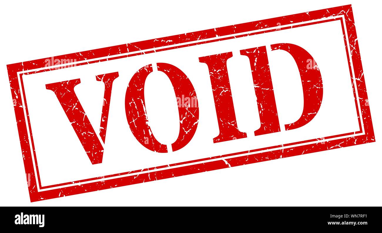 Void stamp label square hi-res stock photography and images - Alamy