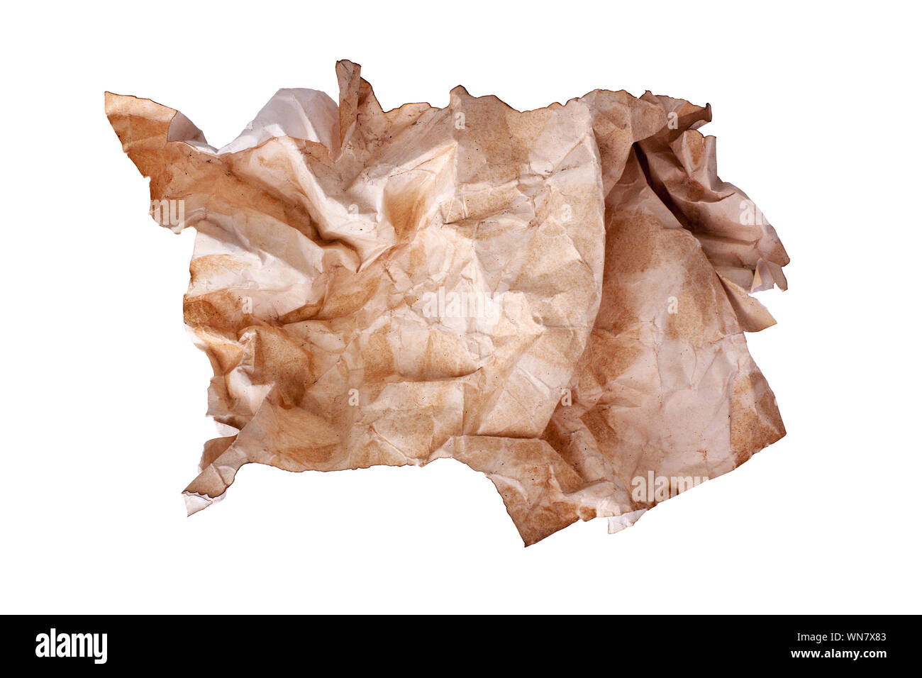 Wrinkled Piece Of Paper