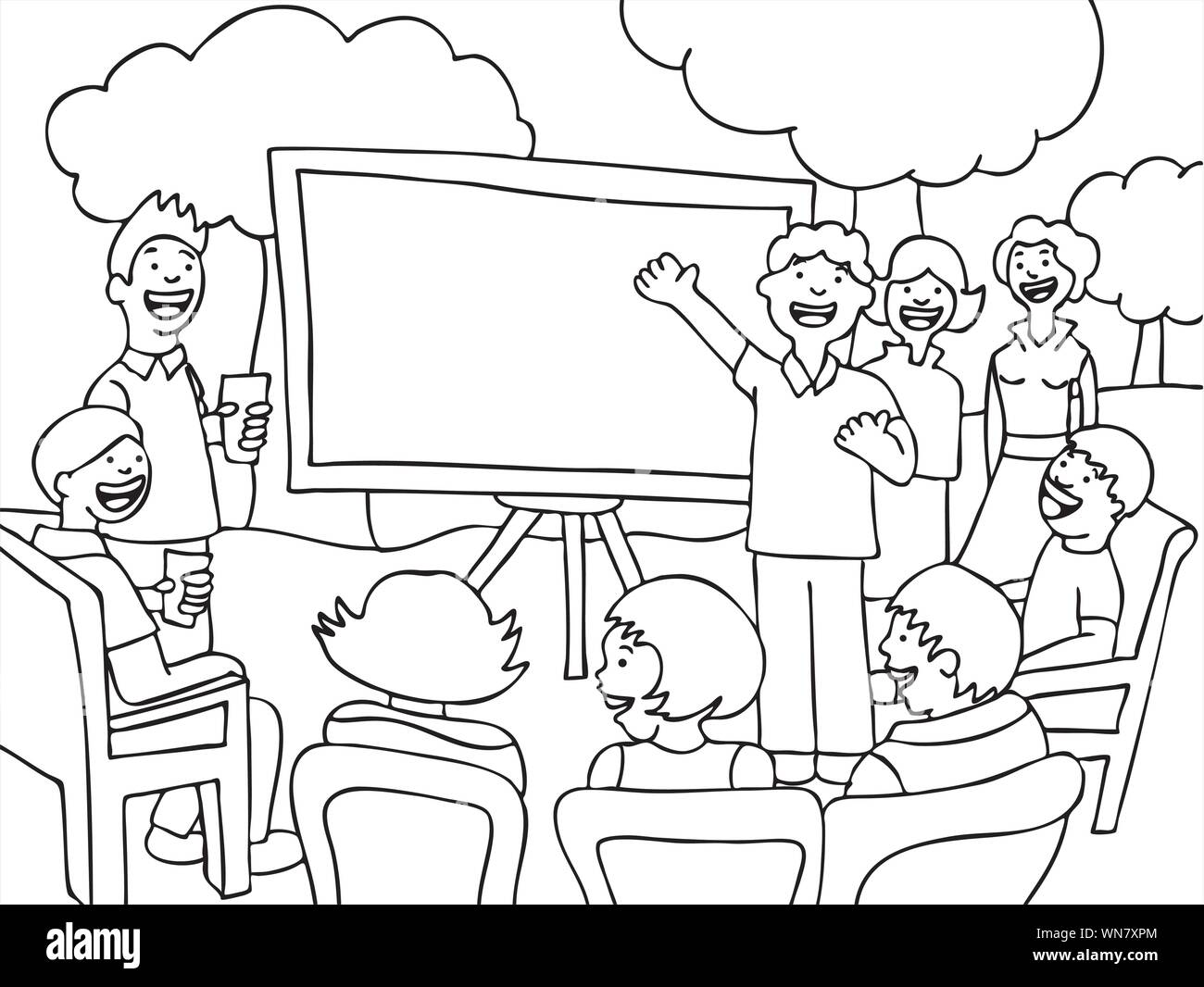 Neighborhood space Black and White Stock Photos & Images - Alamy