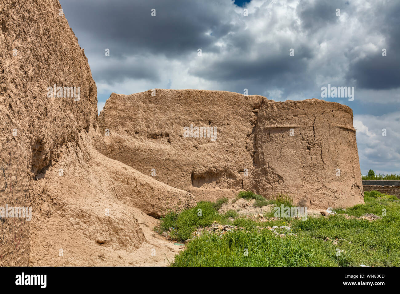 Ruins of ancient city of Tus, Khorasan Razavi Province, Iran Stock ...