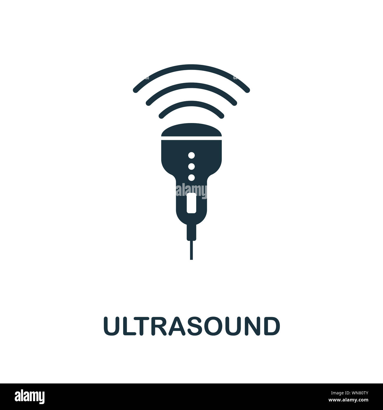 Ultrasound icon symbol. Creative sign from biotechnology icons ...