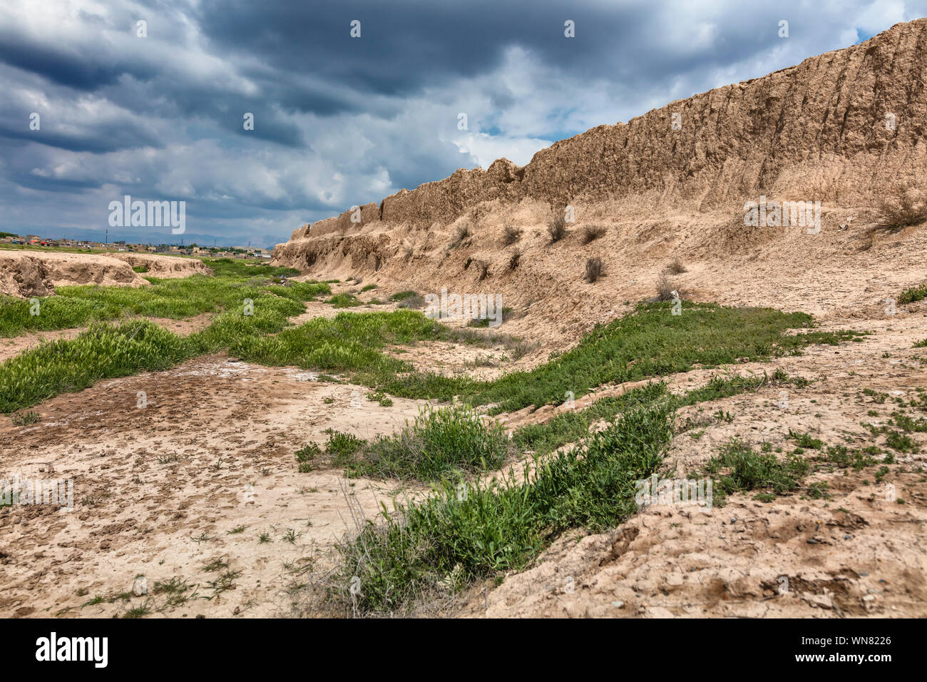 Ruins of ancient city of Tus, Khorasan Razavi Province, Iran Stock ...