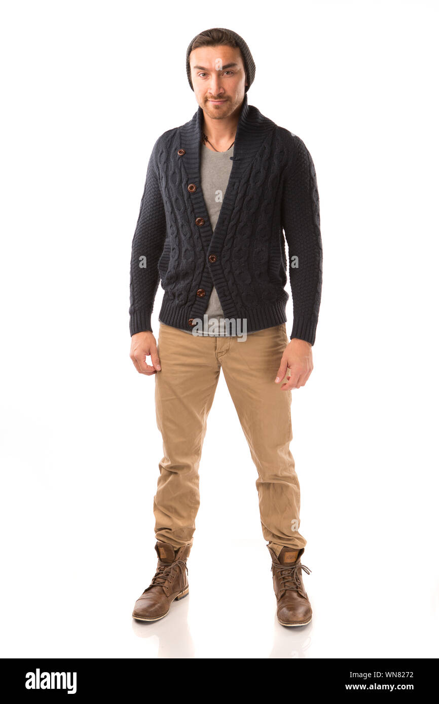 Fashion model standing Cut Out Stock Images & Pictures - Alamy