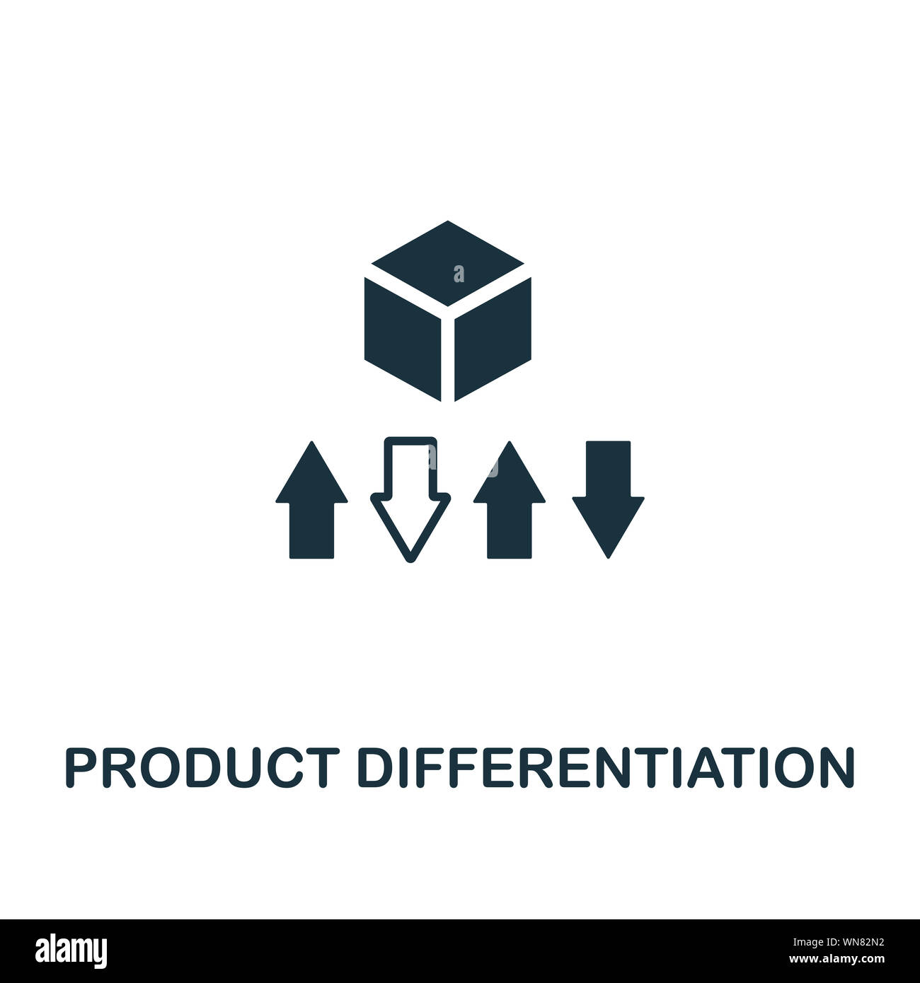 Product Differentiation icon. Creative element design from content ...