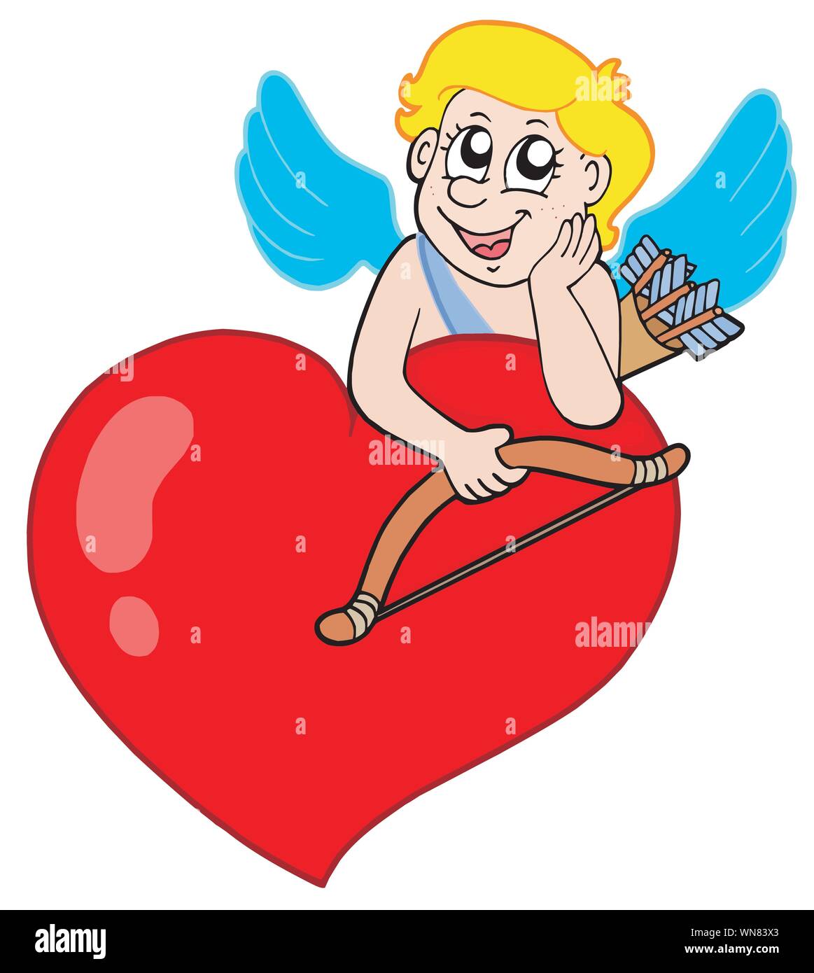 Resting blond Stock Vector Images - Alamy