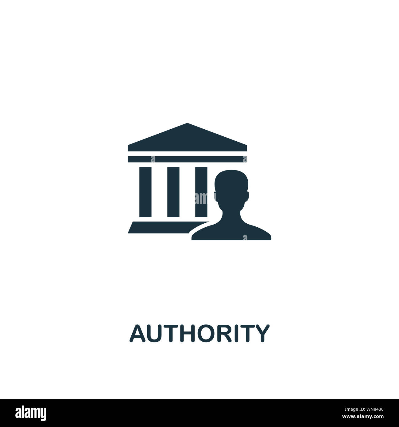 Authority icon. Creative element design from content icons collection ...