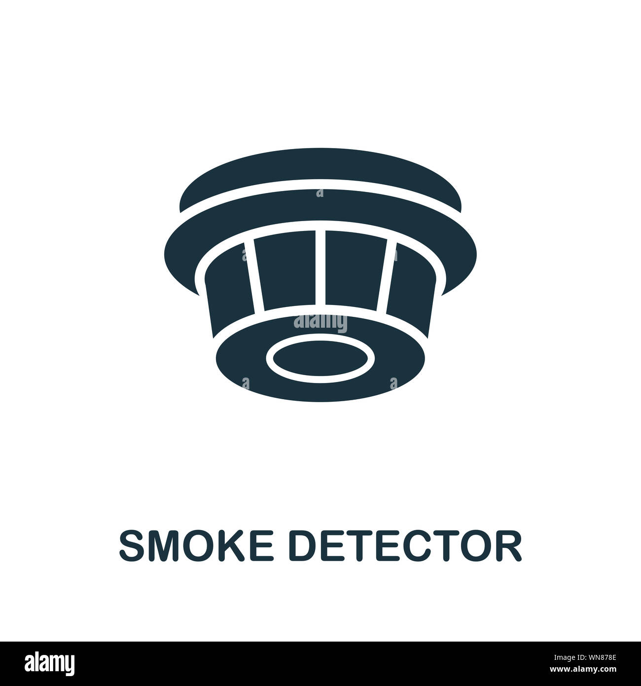 Smoke Detector icon. Creative element design from fire safety icons ...