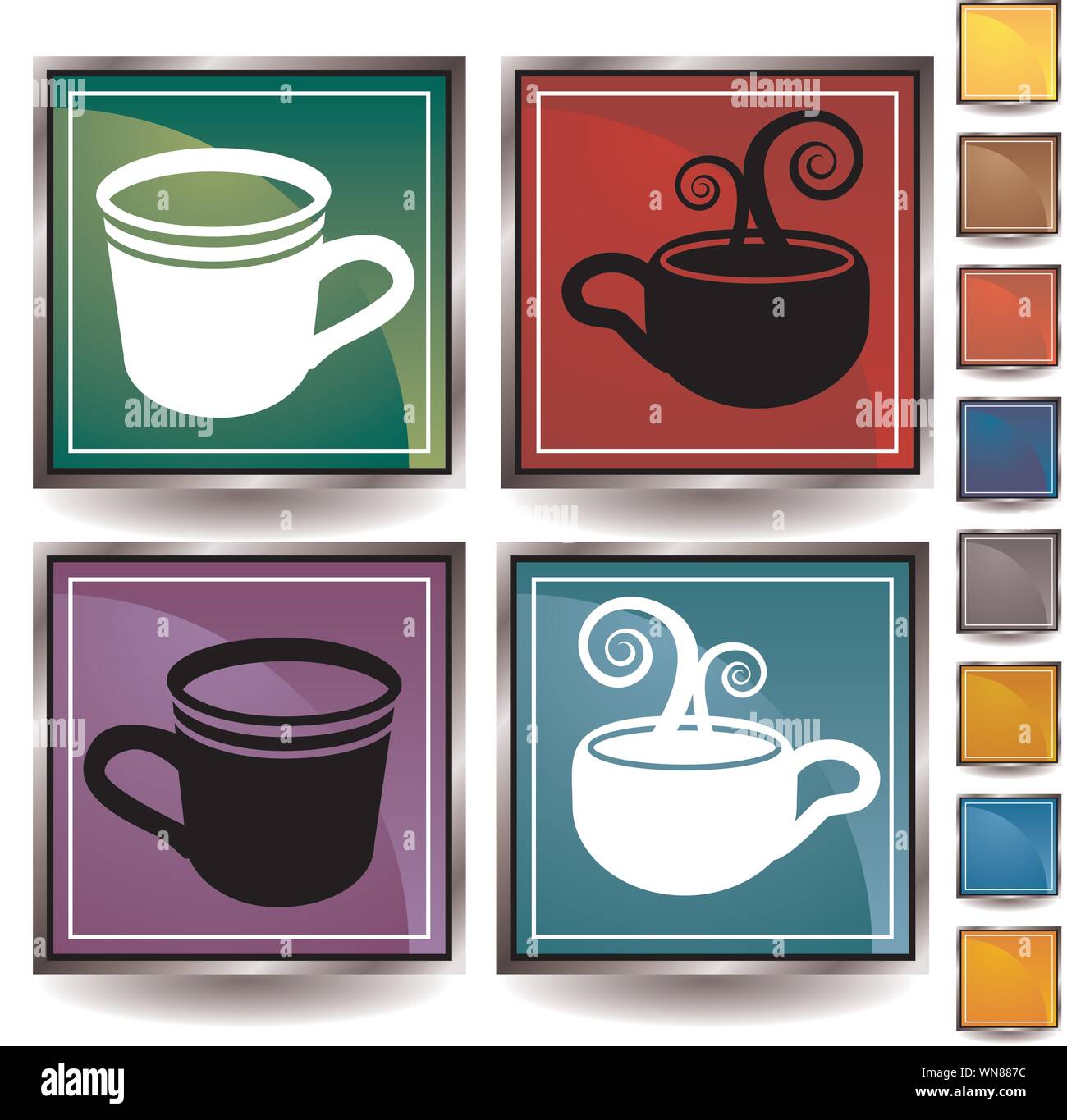 Coffee Cup Icon Stock Vector Image & Art - Alamy