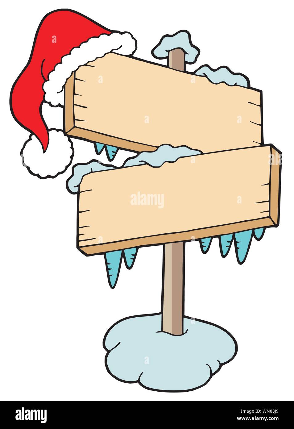 Frozen sign with cap Stock Vector Image & Art - Alamy