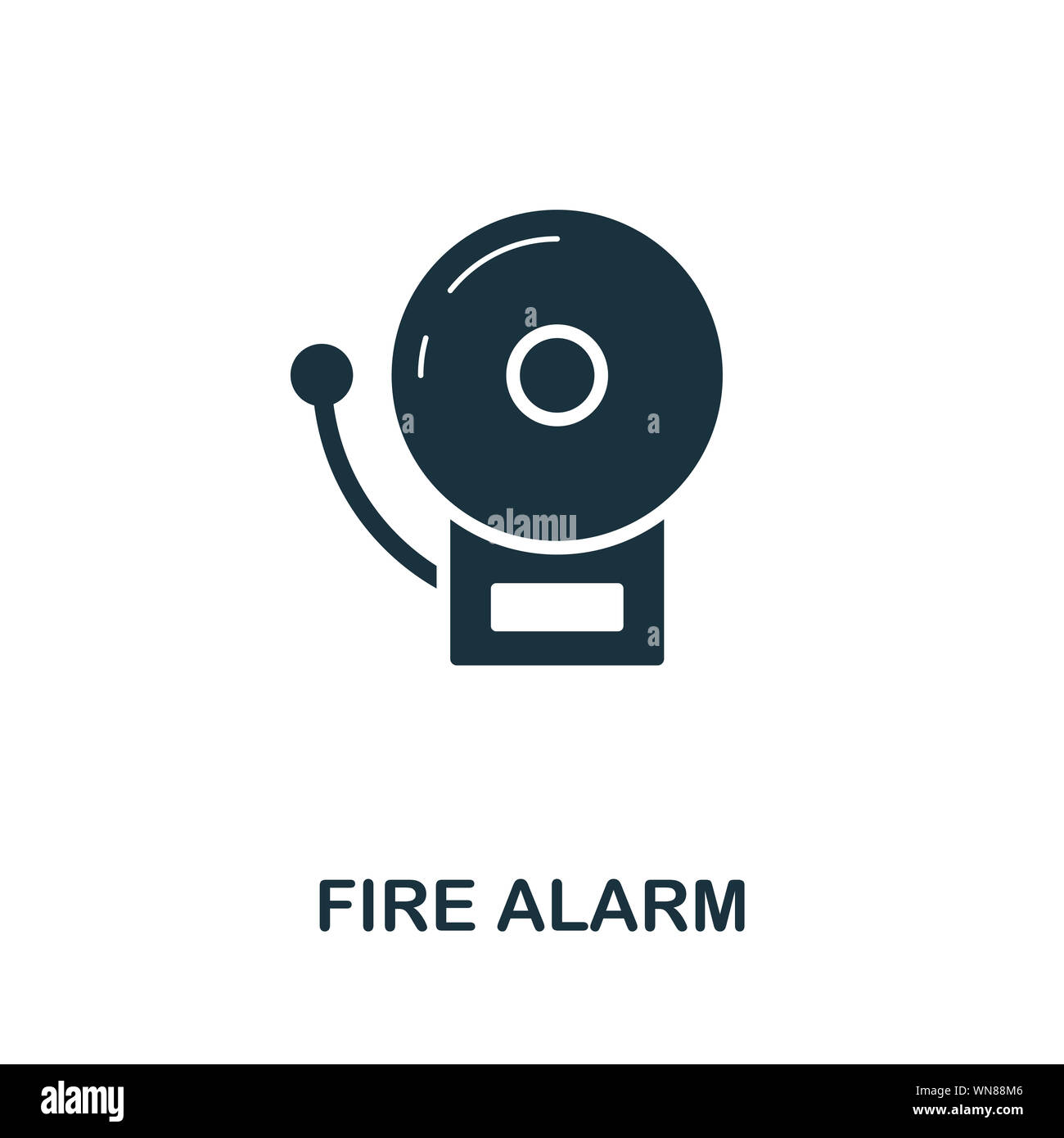 Fire Alarm icon. Creative element design from fire safety icons ...