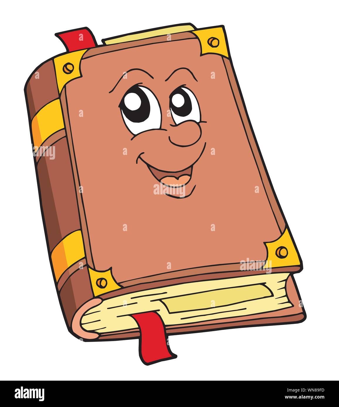 Cute old book Stock Vector Image & Art - Alamy