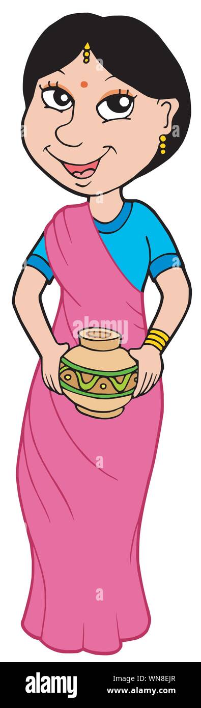 Happy asian woman isolated on Stock Vector Images - Alamy