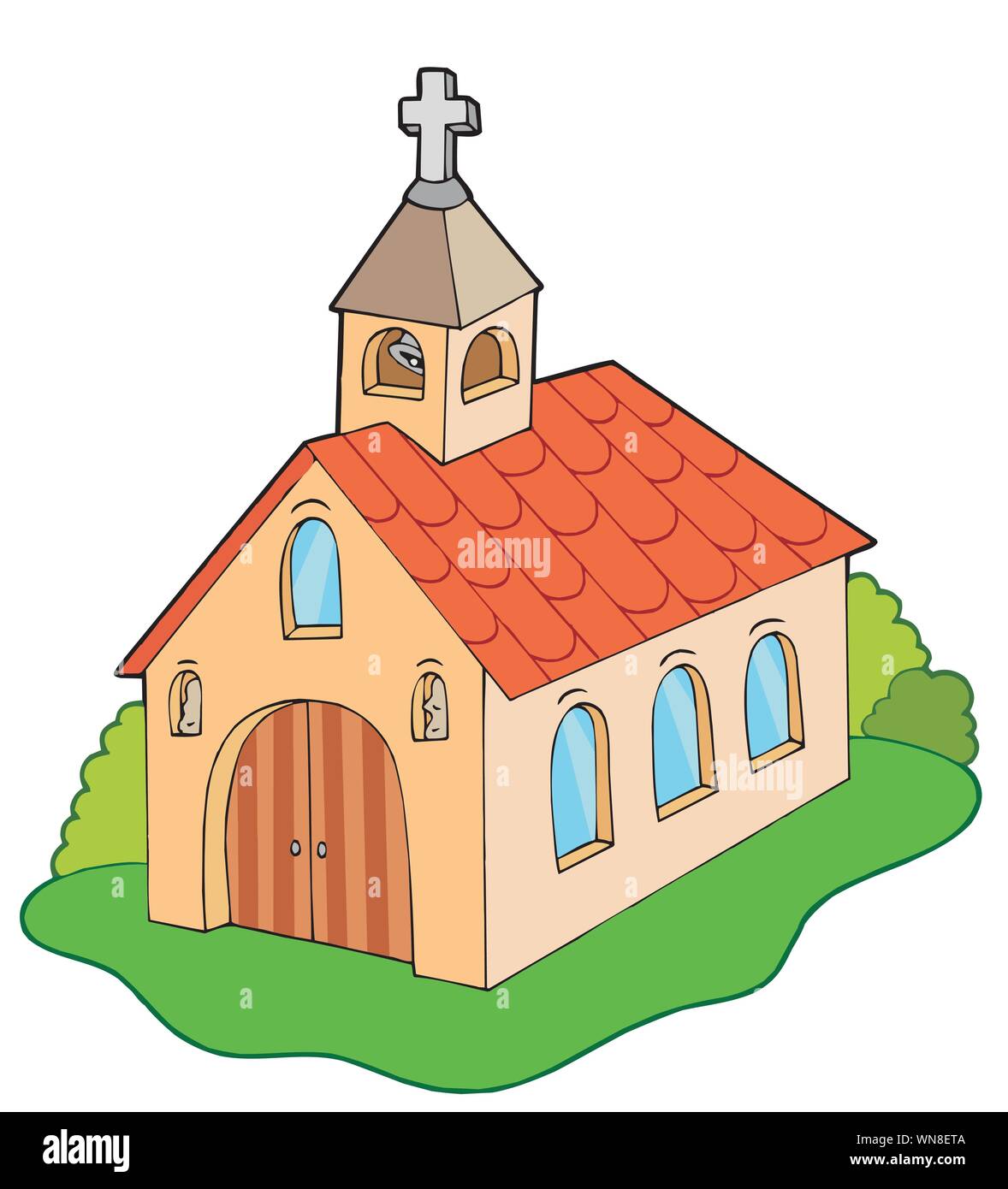 European churches Cut Out Stock Images & Pictures - Alamy