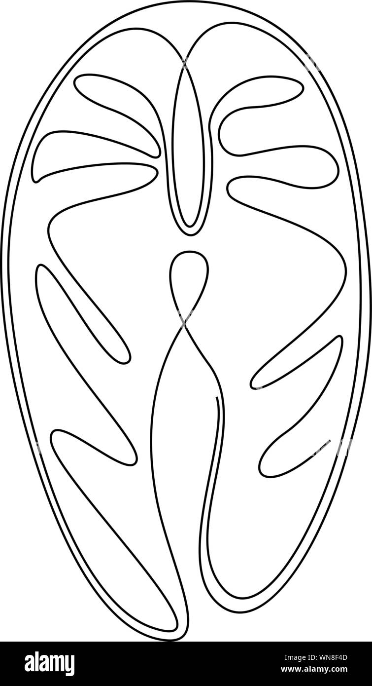 Raw tuna steak on Stock Vector Images - Alamy