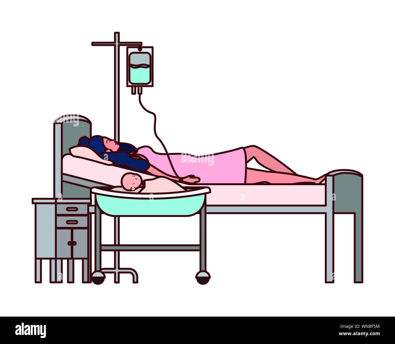 Child stretcher Cut Out Stock Images & Pictures - Alamy