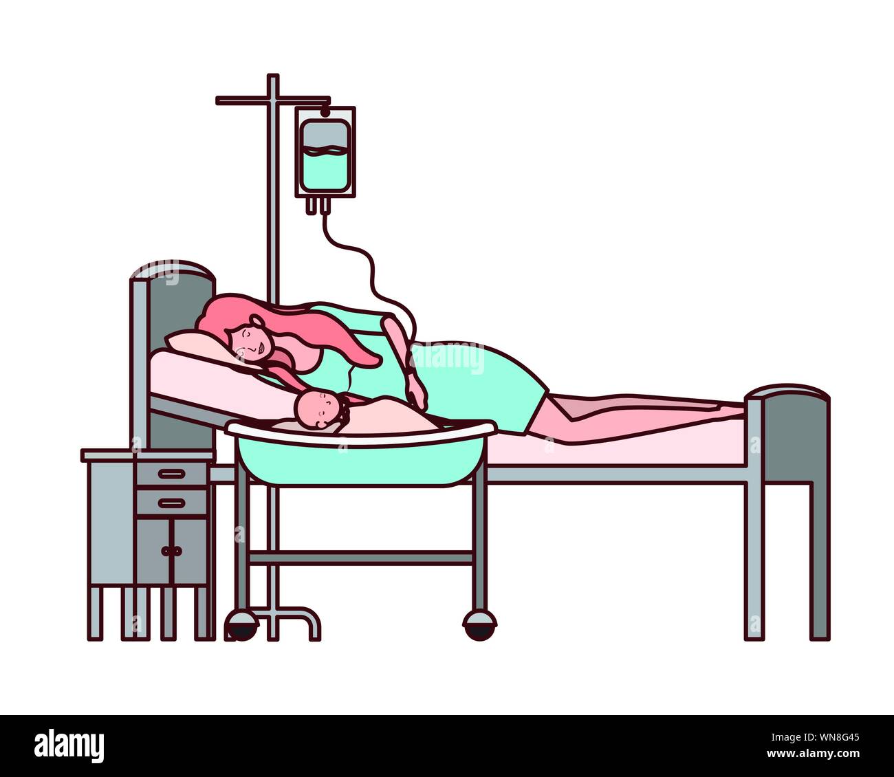 Child stretcher Cut Out Stock Images & Pictures - Alamy