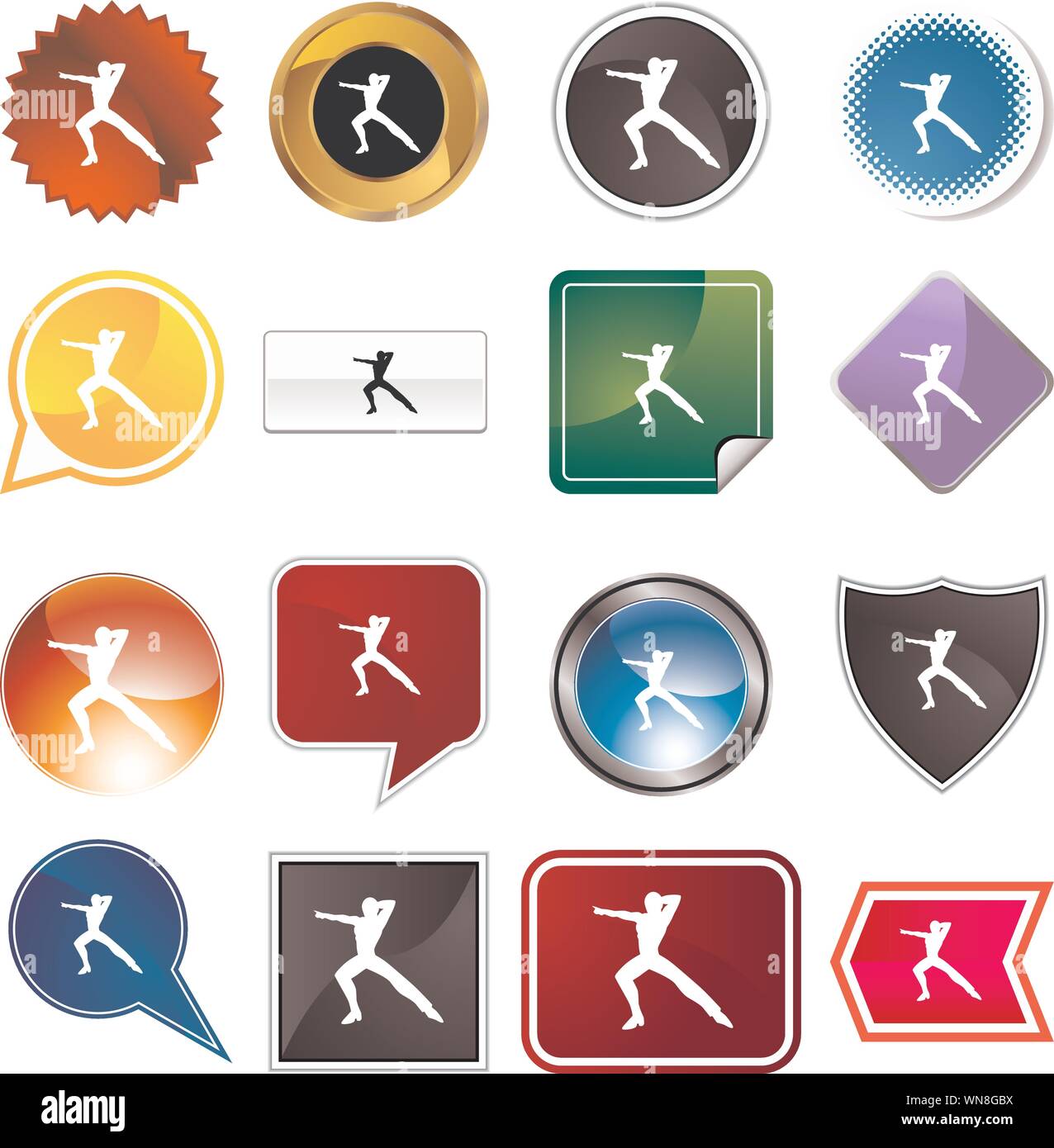 Variety dancer Stock Vector Images - Alamy