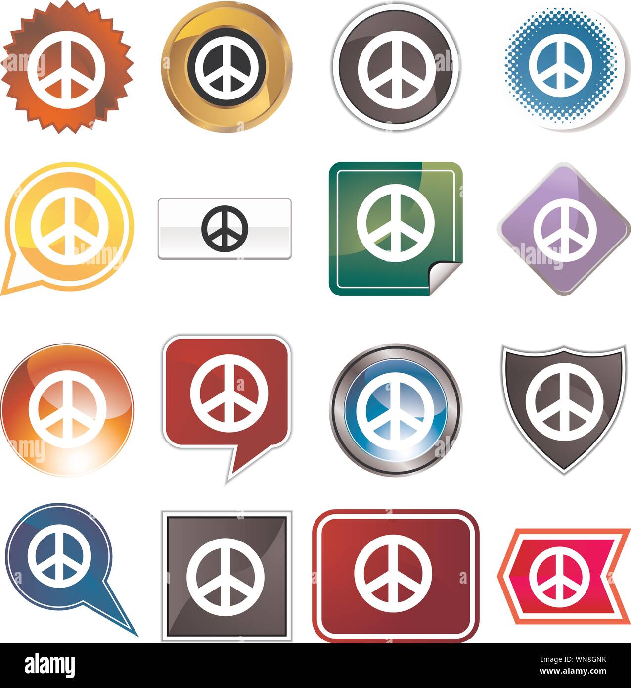Peace and disarmament Stock Vector Images - Alamy