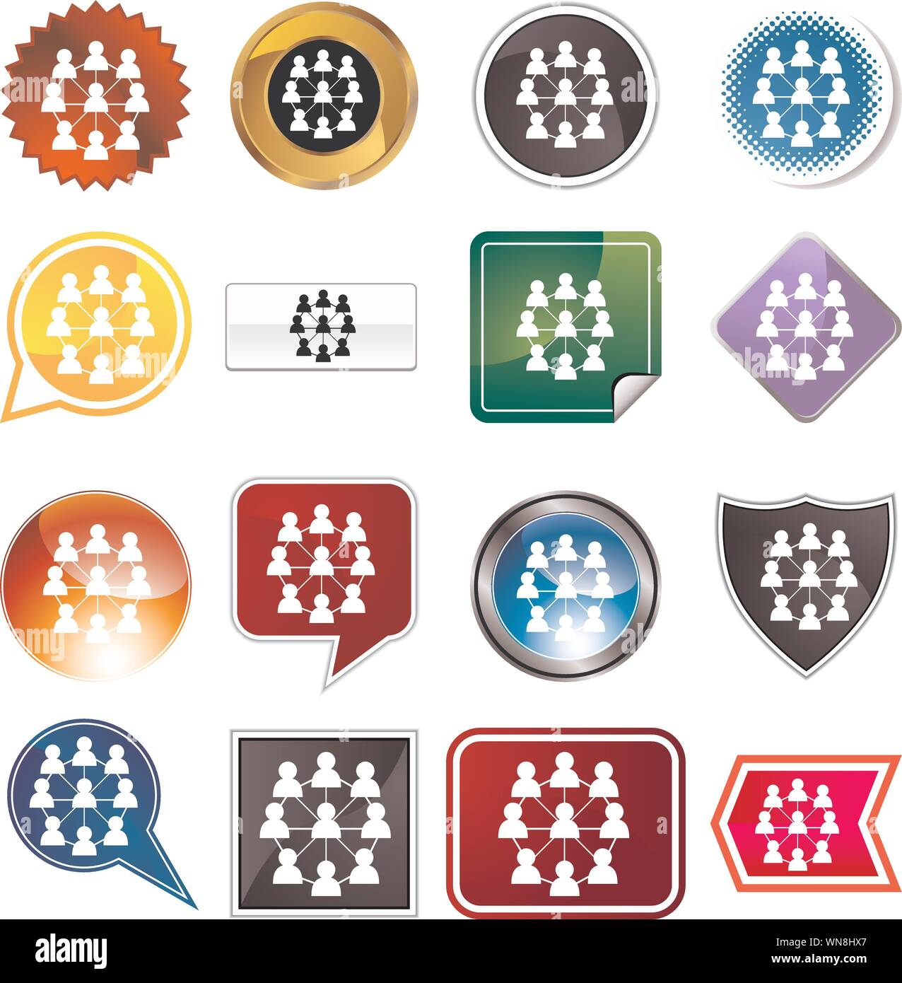 Extended meeting Stock Vector Images - Alamy