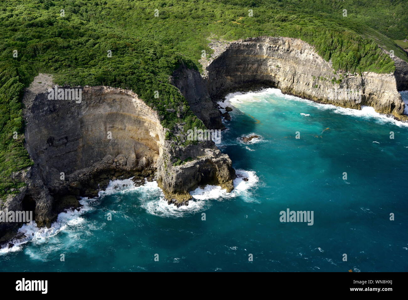 Aerial view of guadeloupe hi-res stock photography and images - Alamy