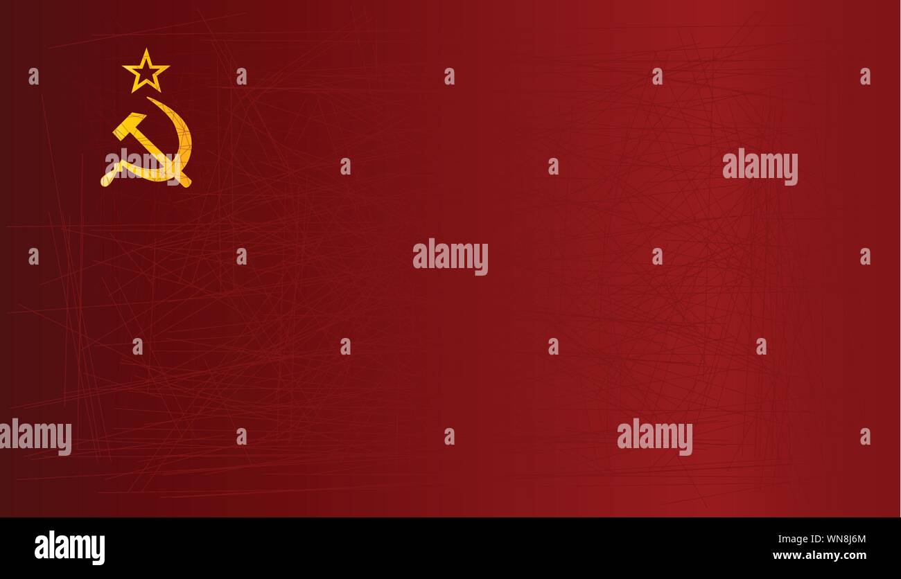 Soviet union flag dark hi-res stock photography and images - Alamy