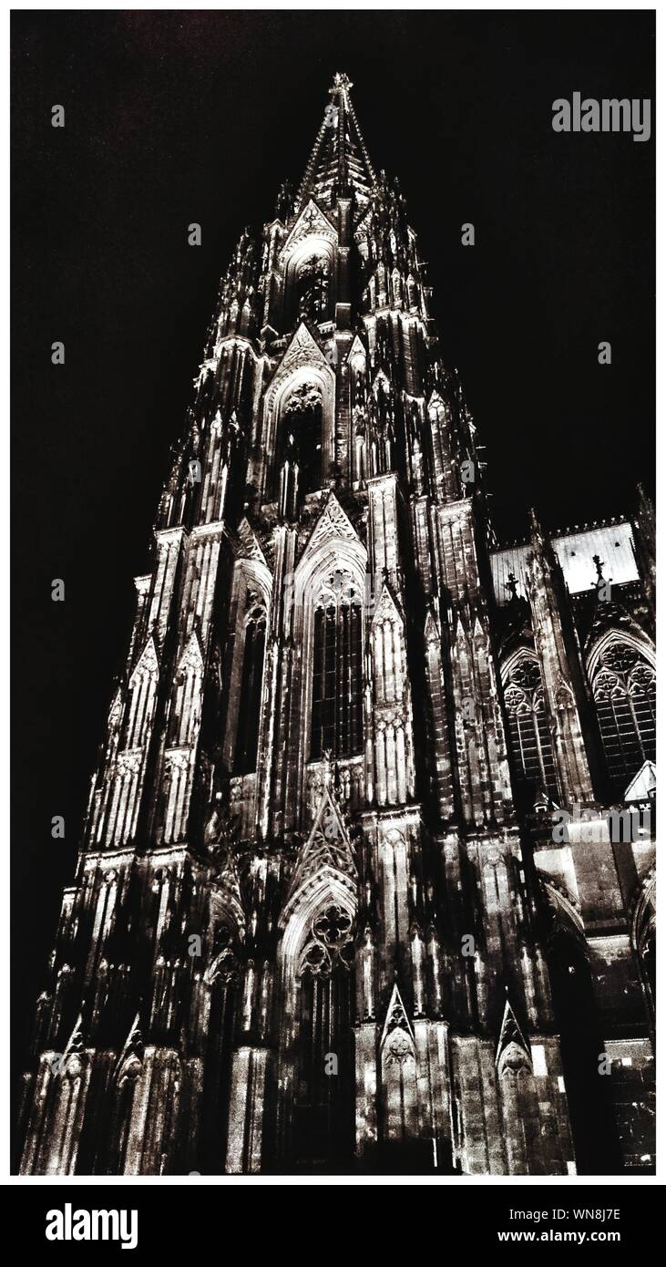 Cologne cathedral architecture Cut Out Stock Images & Pictures - Alamy