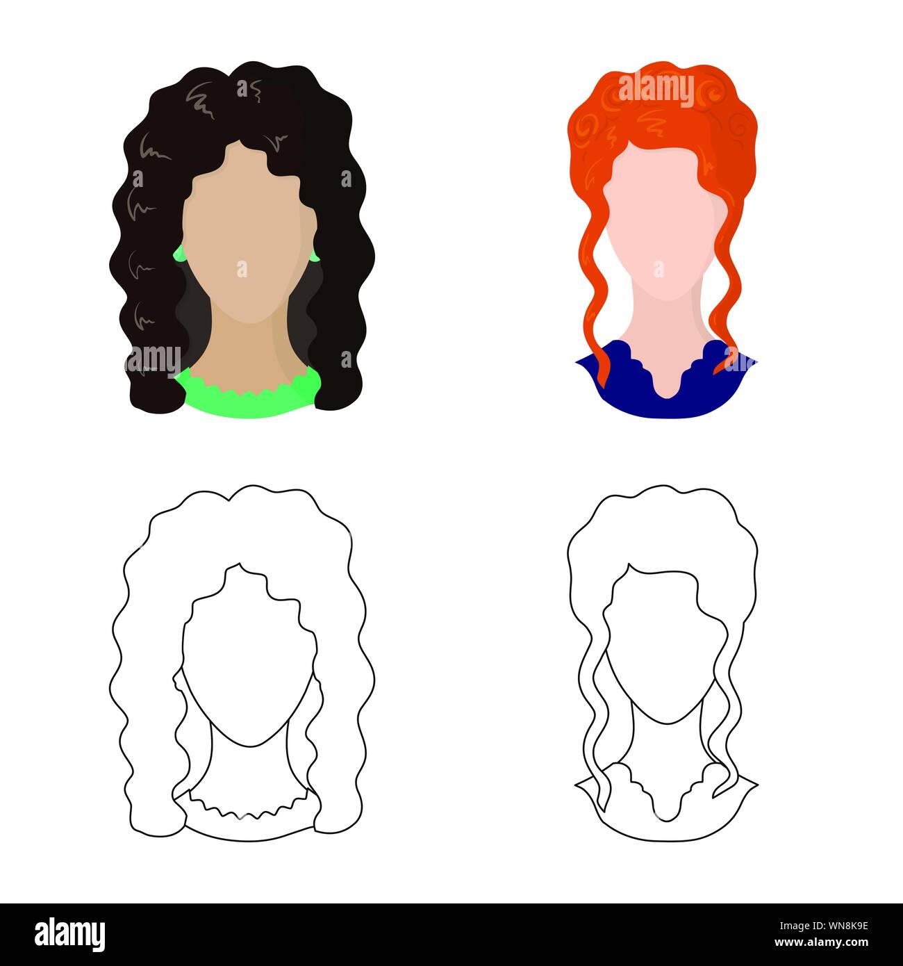 Vector illustration of professional and photo icon. Set of professional ...