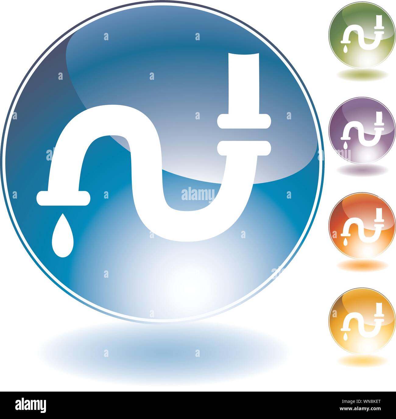 Water drop leaking broken Cut Out Stock Images & Pictures - Alamy