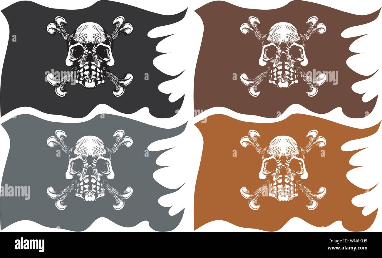 Torn flag tattered flag Stock Vector Images - Alamy